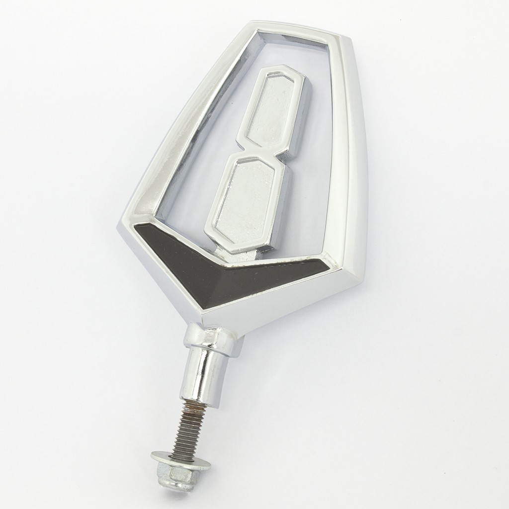 Reproduction "V8" Bonnet Ornament (with window) : suit AP6 - Bonnet ...