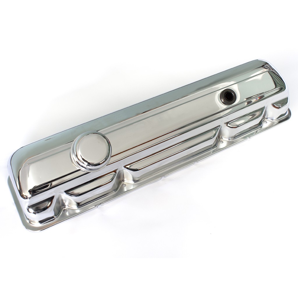 Chrome Rocker Cover Kit, Steel : suit Slant 6 - Hemi Performance