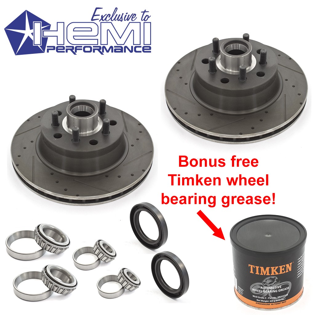 Front Single-Piece Hub & Rotor Disc Brake Set : Large Hub : Early PCD ...