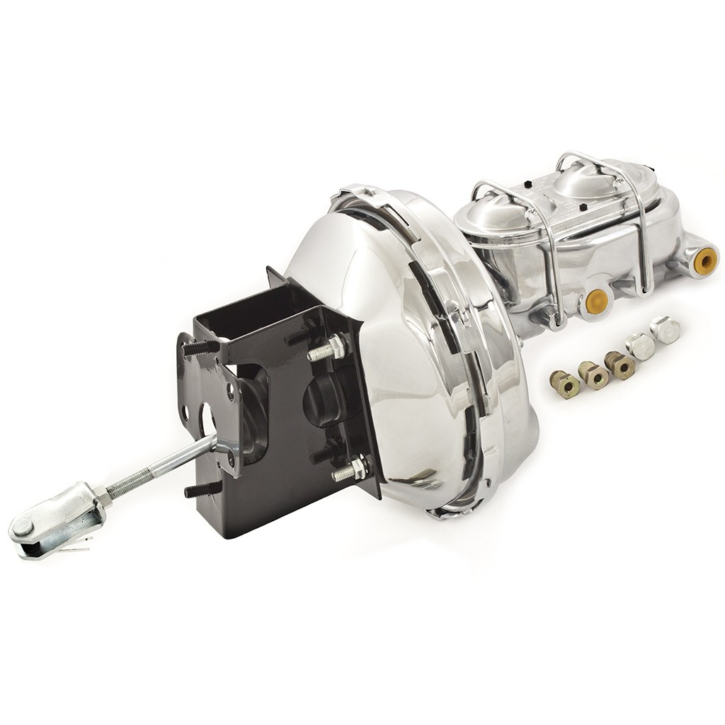 Chrome Brake Master, 9" Single Diaphragm Booster & Bracket Kit : VG-CM ...