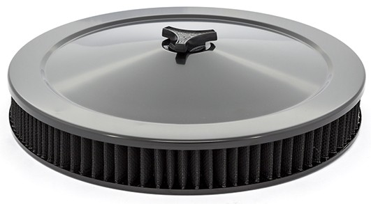 4 Barrel 14" Black Air Cleaner (2 inch height) - Air Cleaner - Fuel ...