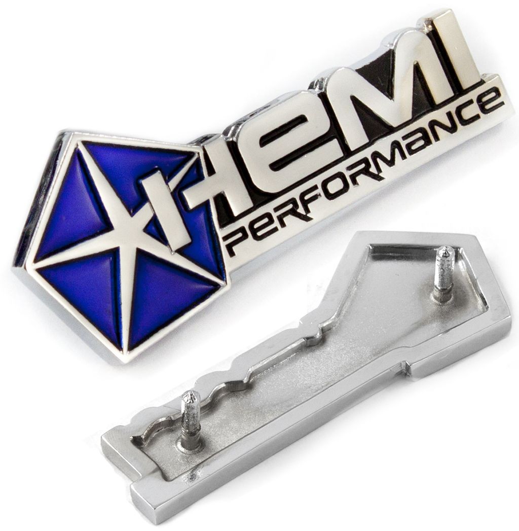 "Hemi Performance" Guard Badge - Rear Fender Panel & Pillar Badges ...