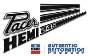 "Pacer Hemi 245" Air Cleaner & Breather Cap Call-Out Stripe Package ...