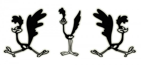 Door & Trunk Roadrunner Decal Set : 1968 Plymouth Roadrunner ...