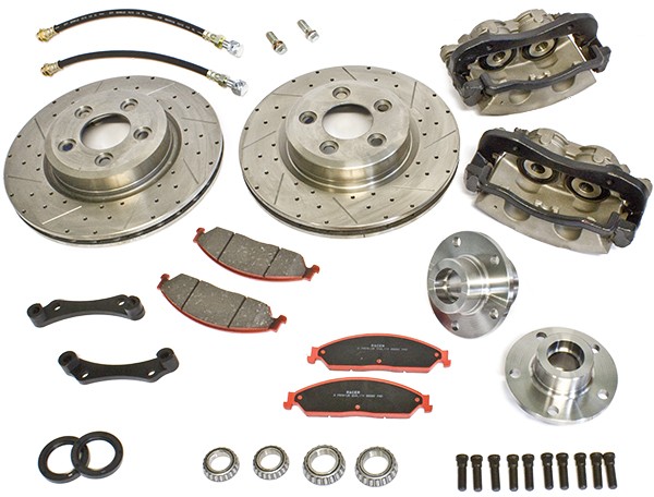 Big Brake Upgrade Kit - 330mm Disc Rotors with Twin Piston Calipers ...
