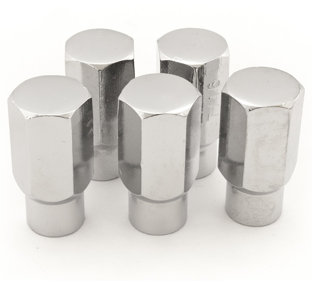 Reproduction Chrome Factory W35 Mag Wheel Nut : 1/2" : Right hand ...