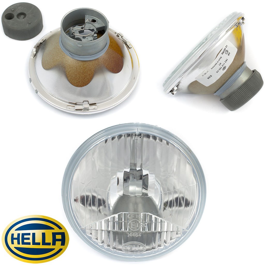 HELLA Halogen Headlight High Beam Insert : H1 (5-3/4" / 146mm) - Hemi ...